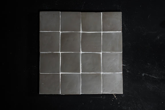 Stone Grey Handmade Himalayan Master Ceramic Tile – Himalayan Artisan